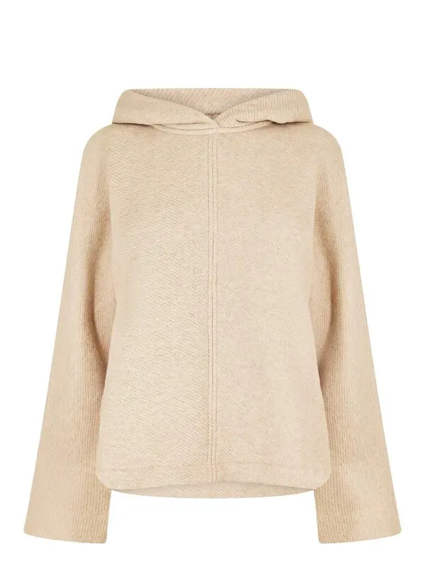 Max Mara Pull Over Hoodie - Nude