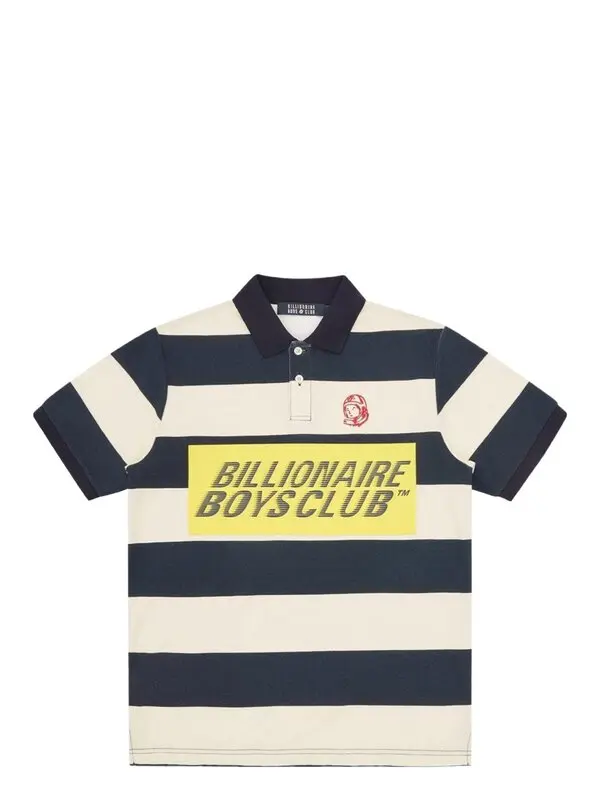BILLIONAIRE BOYS CLUB Logo Short Sleeve Polo Shirt - Black