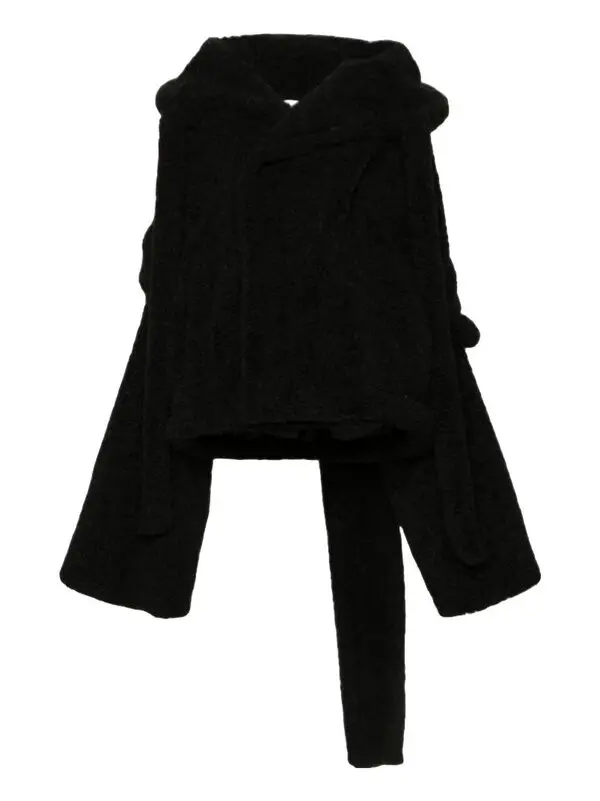 Ottolinger Hooded Short Coat - Black