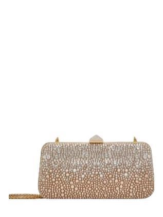 Valentino Garavani Carry Secrets Shoulder Bag - Beige/crystal