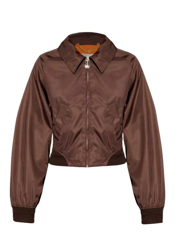 Victoria Beckham Harrington Bomber Jacket - Red