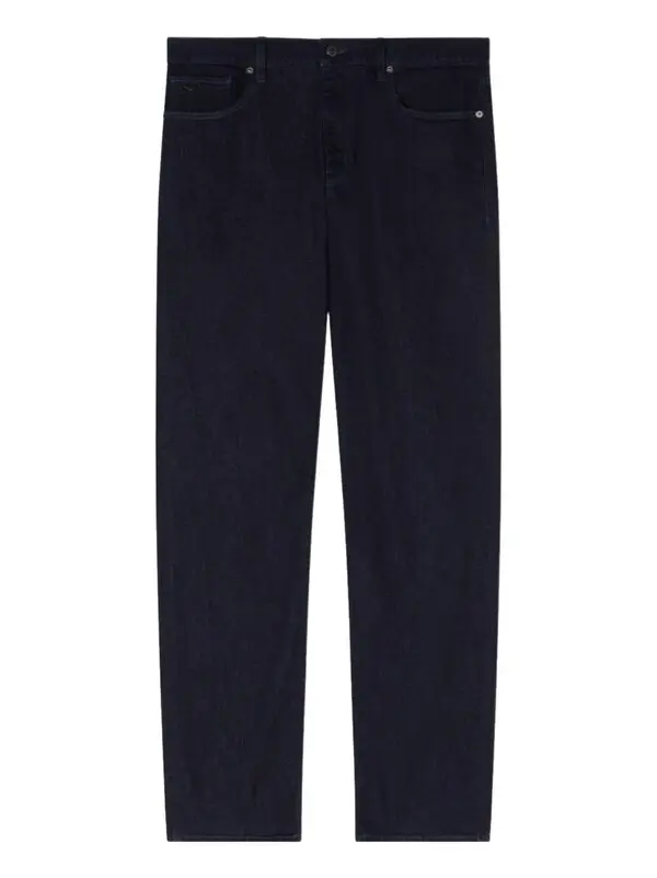 Emporio Armani J76 Straight Fit Jeans - Black