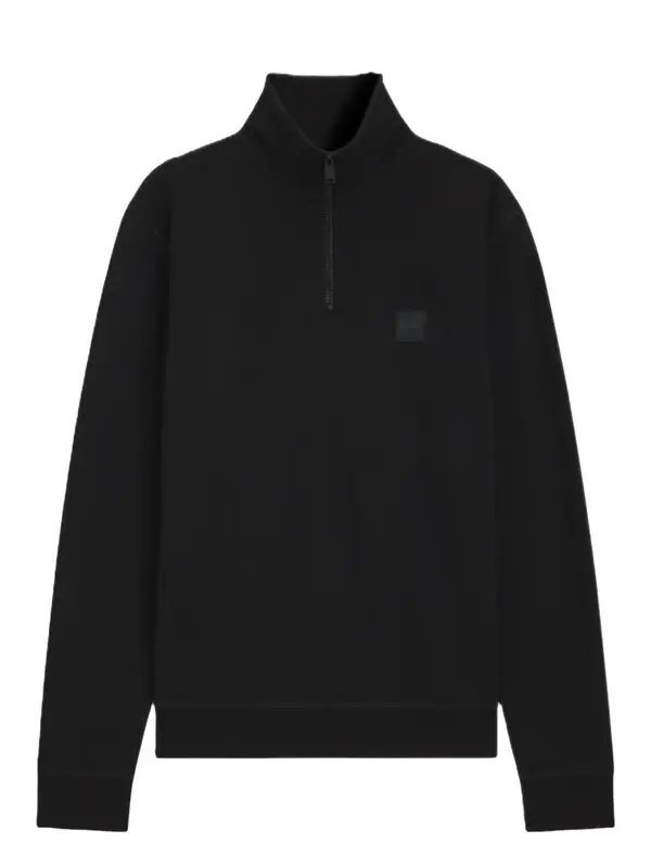 Hugo Boss Boss Zetrust Quarter Zip Fleece - Black