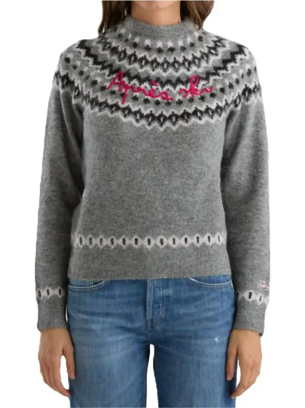 MC2 SAINT BARTH Long Sleeve Sweater - Gray