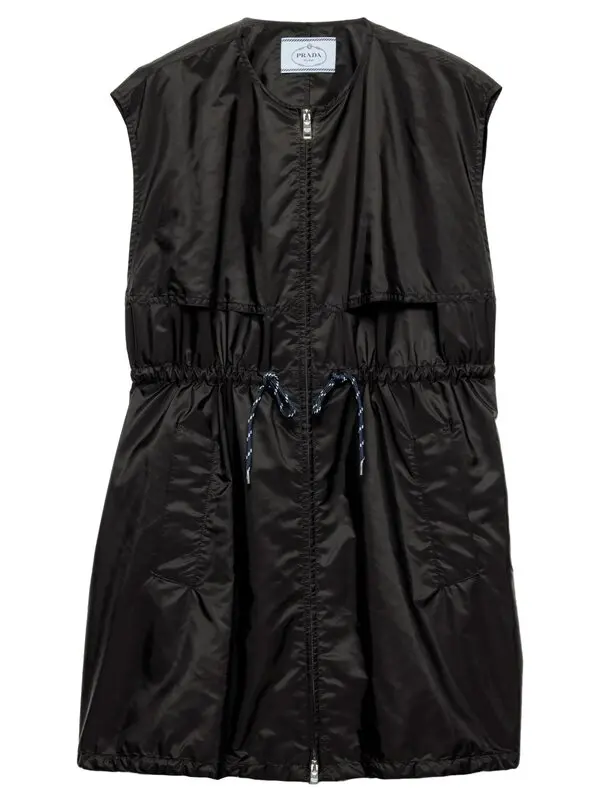 Prada Re-nylon Mini-dress - Black