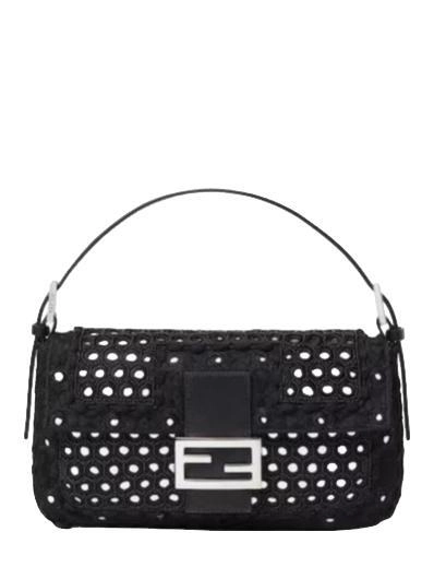 Fendi Baguette Shoulder Bag - Black