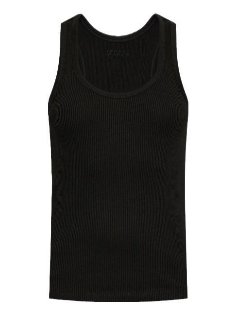 Isabel Marant Étoile Thea Ribbed Tank Top - Black