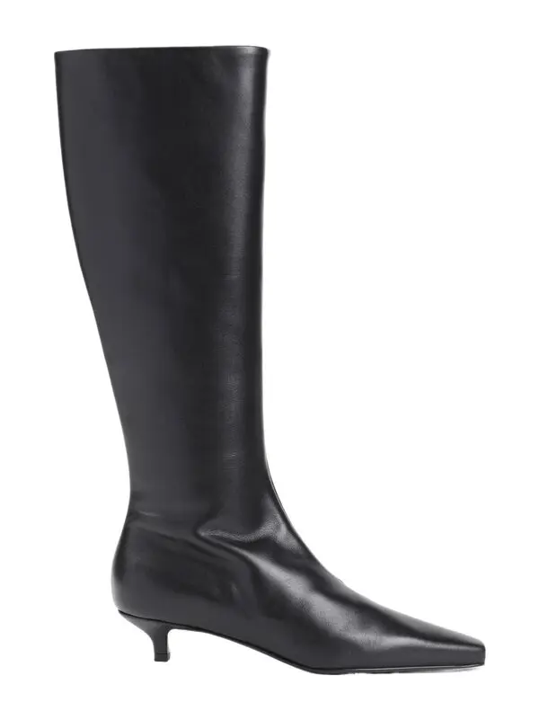 TOTEME Slim Knee-high Pointed-toe Boots - Black
