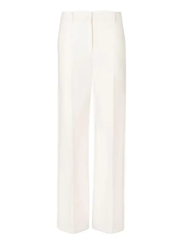 Fendi Wool Trousers - Ivory