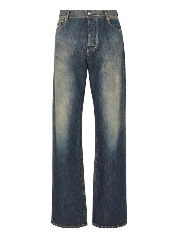 Fendi Long Jeans - Blue