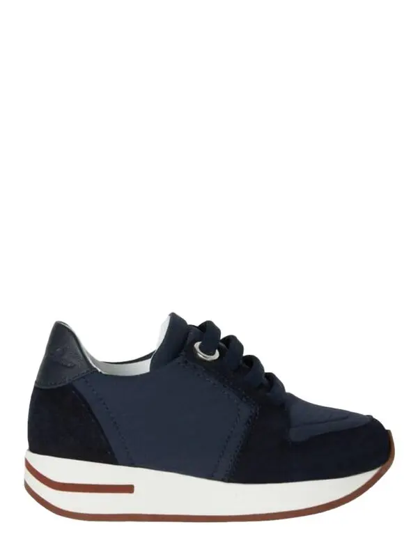 Loro Piana My Wind Flat-bottomed Casual Sneakers - Black