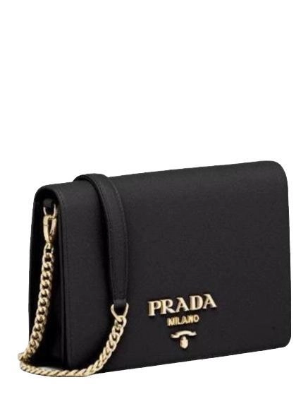 Prada Saffiano Leather Mini Bag - Black