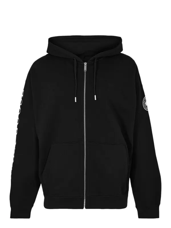 Canada Goose Zip-up Fleece Hoodie - Black
