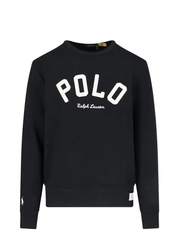 Polo Ralph Lauren Fleece Logo Sweatshirt - Black