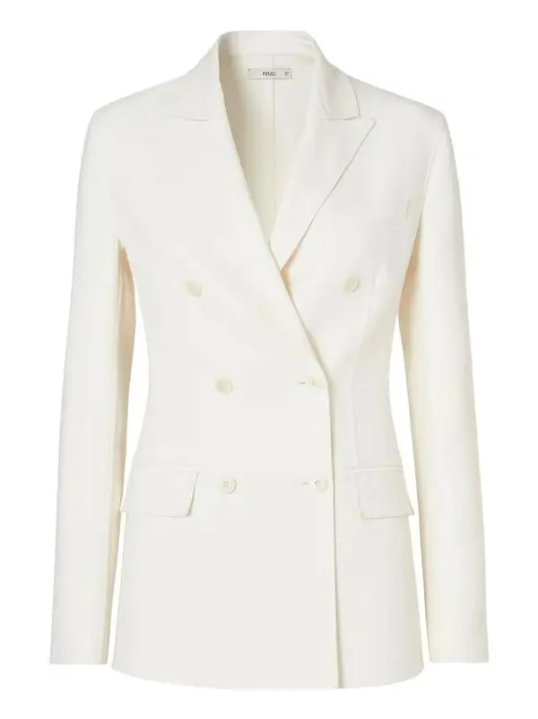 Fendi Wool Blazer - Ivory