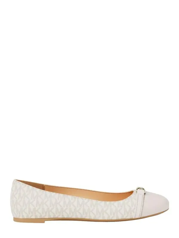 Michael Kors Mandy Ballerina Flats - White