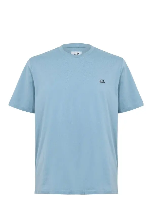 C.P. COMPANY Logo Crew-neck T-shirt - Blue