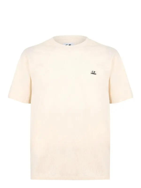 C.P. COMPANY Logo Crew-neck T-shirt - White