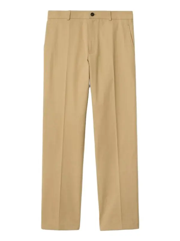 Burberry Cotton Twill Chinos - Hamper Beige