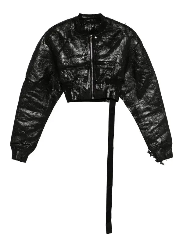 Rick Owens Collage Bomber Jacket - Black