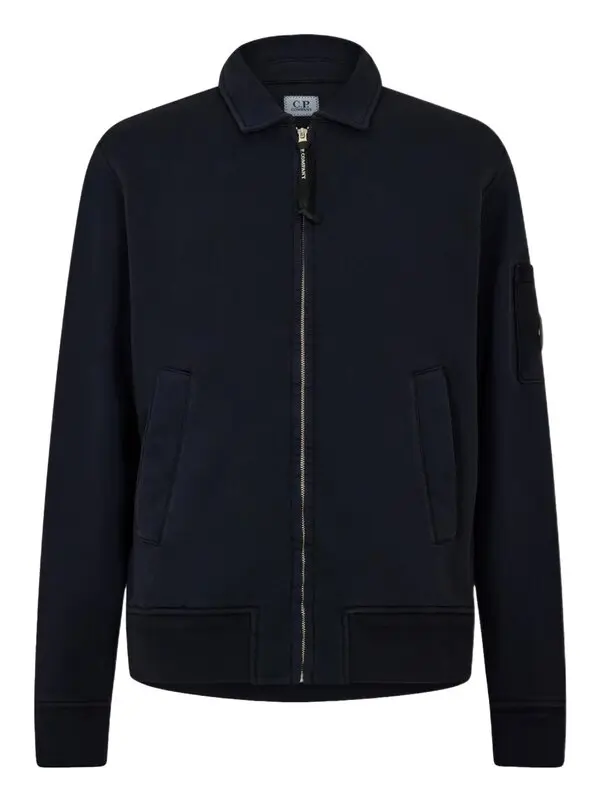 C.P. COMPANY Full Zip Sweatshirt - Black