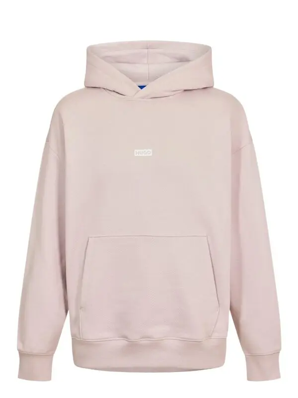 Hugo Boss Relaxed Fit Hooded Sweatshirt - Nude