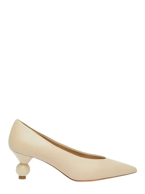 Max Mara Pointed High Heels - Sand-colored