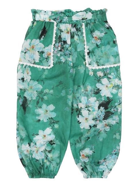 Zimmermann Patterned Elastic Waist Pants - Green