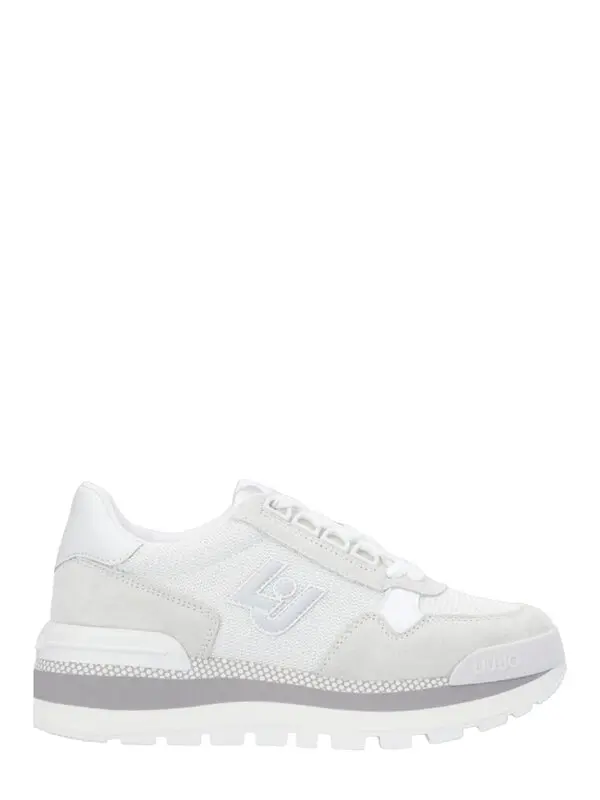 Liu Jo 45mm Chunky Lace-up Sneakers - White