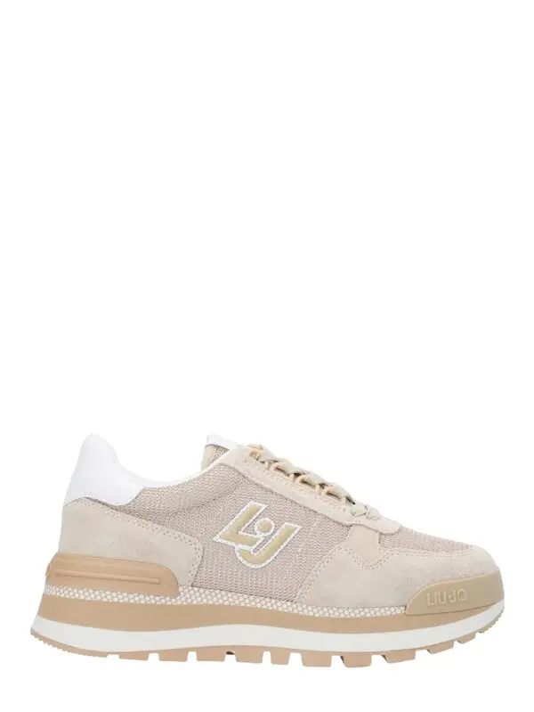 Liu Jo Sand Beige Low-top Sneakers - Nude