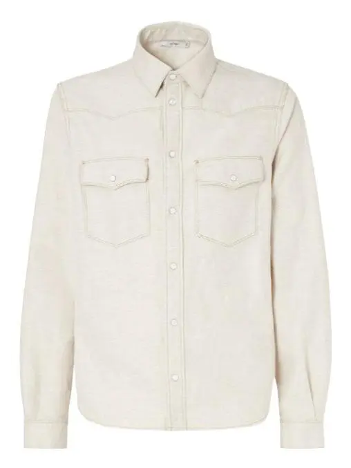 Fendi Ivory Selleria Denim Shirt - White