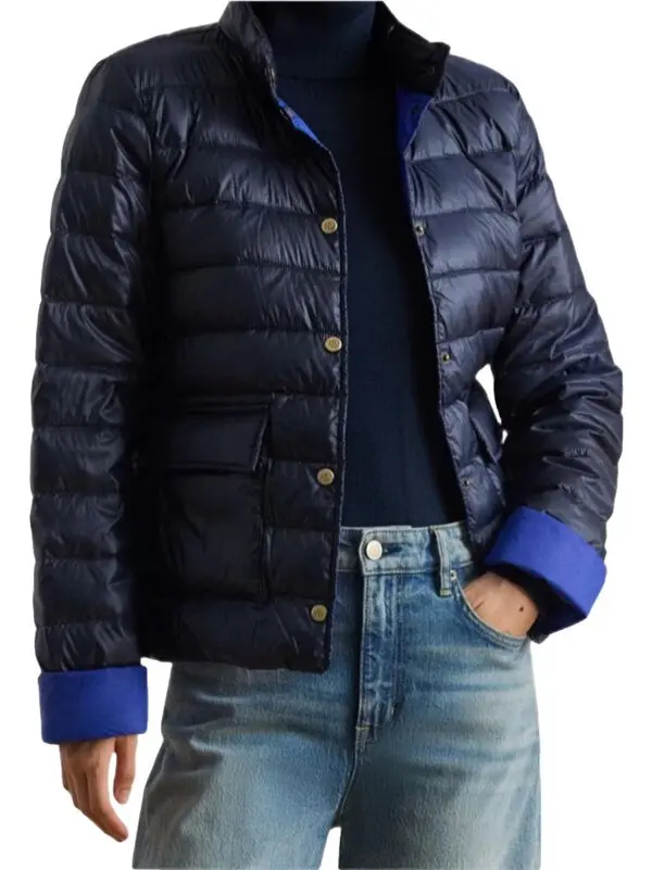 Ralph Lauren Stand-up Collar Down Jacket - Black