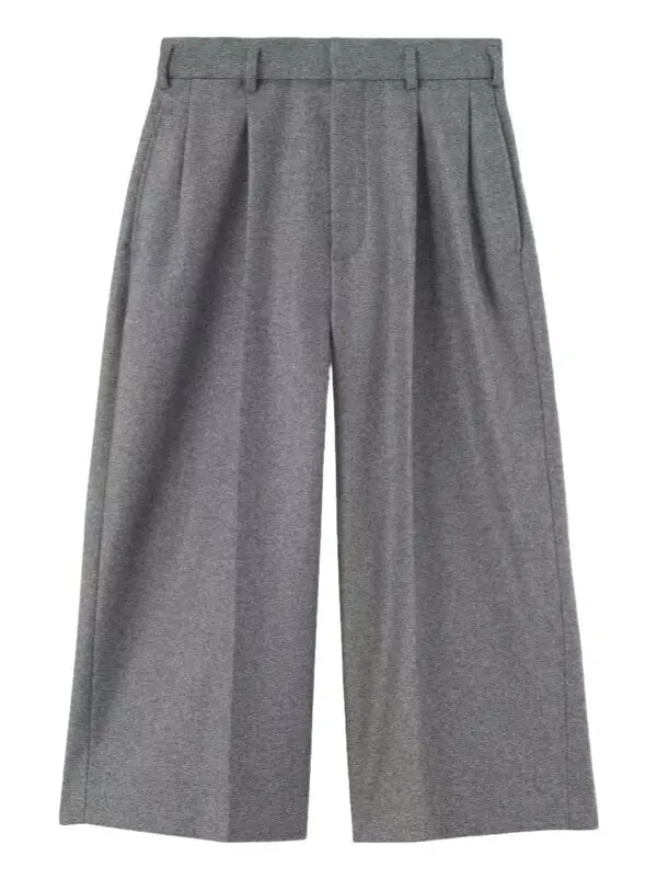 Loro Piana Hector Pleated Wide-leg Trousers - Gray