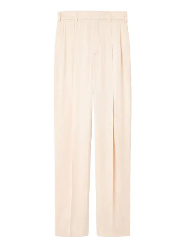 Loro Piana Waylon Pleated Trousers - White