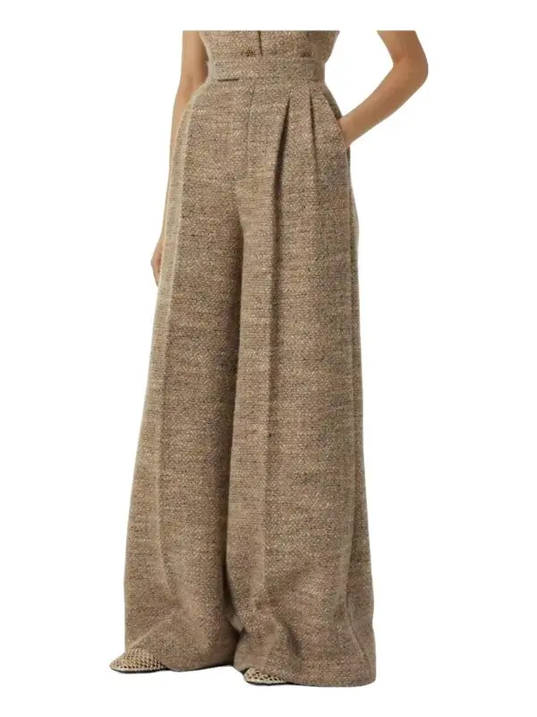 Loro Piana Horst Wide-leg Trousers - Brown