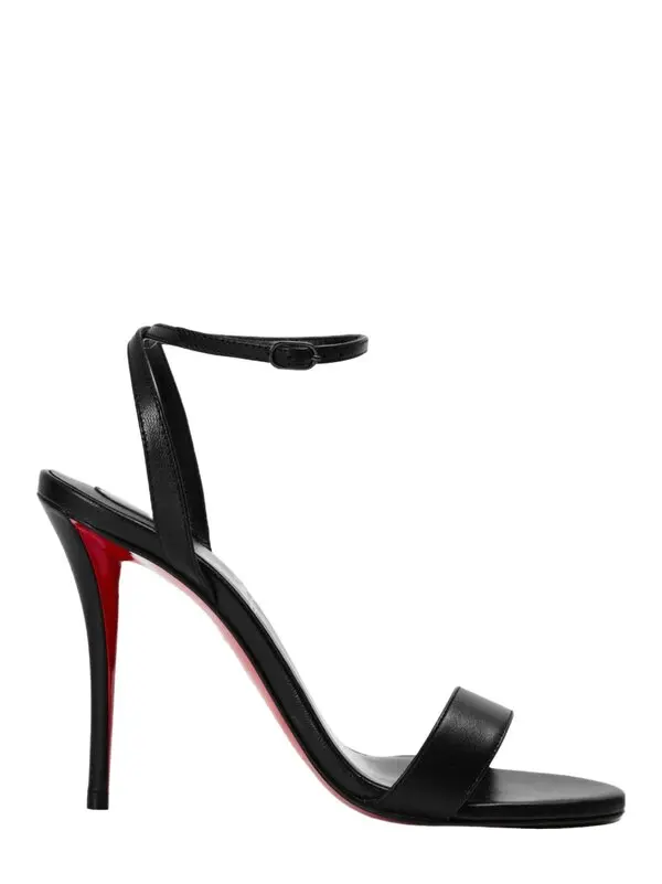 CHRISTIAN LOUBOUTIN Miss Z" Stiletto Ankle Strap Sandals - Black