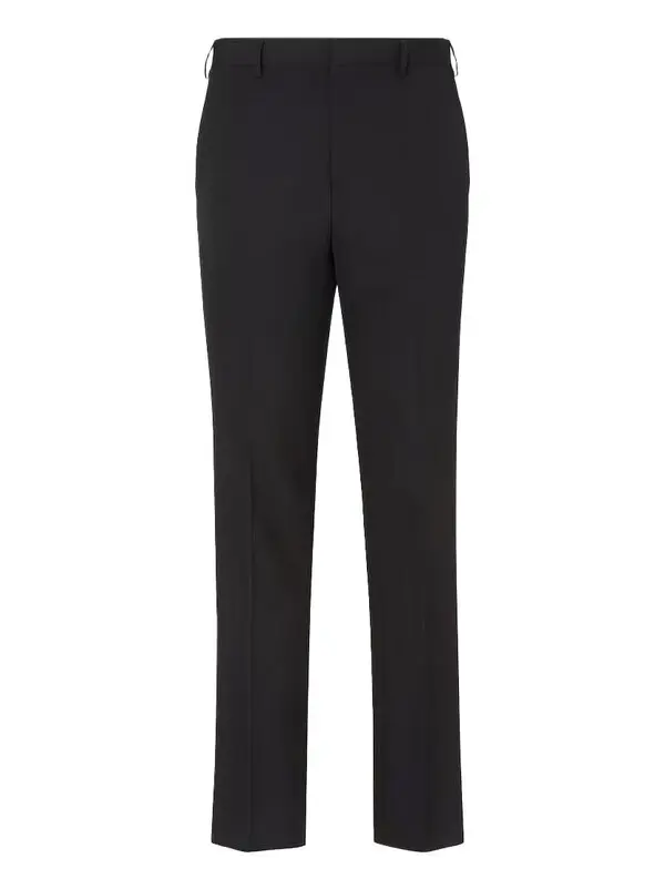 Fendi Wool Trousers - Black