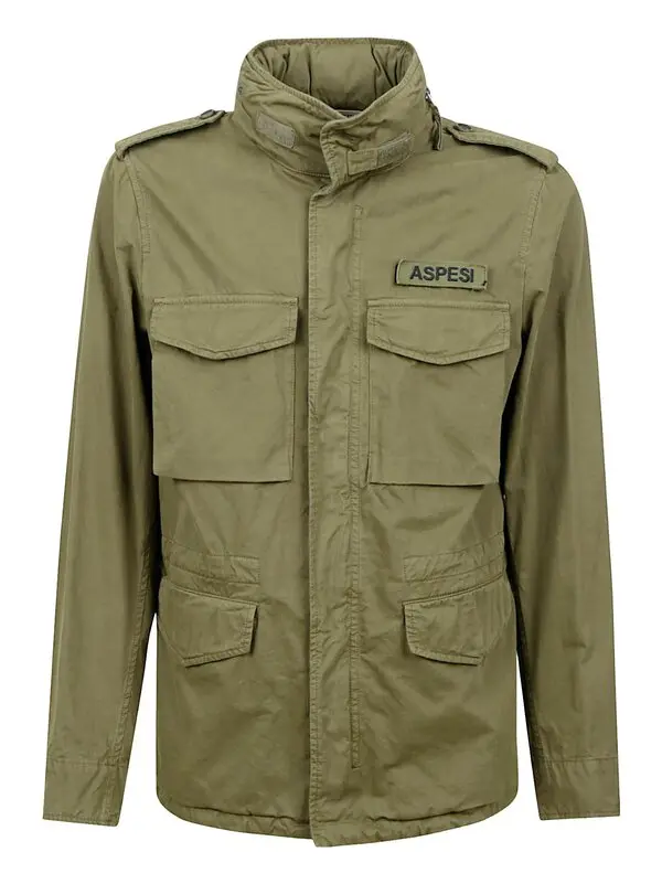 Aspesi Long Sleeve Casual Jacket - Green