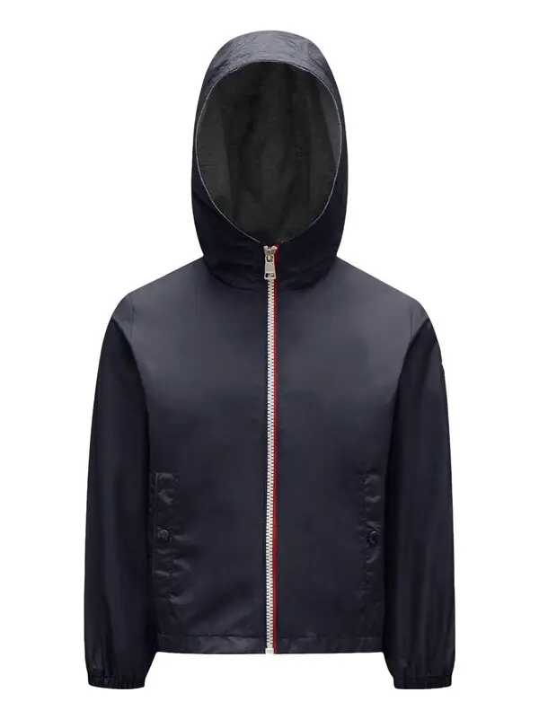 Moncler Urville Hooded Rain Jacket - Blue