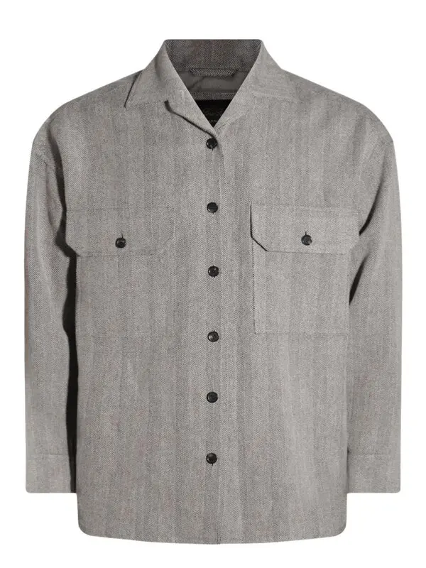 Loro Piana Darby Buttoned Overshirt - Gray