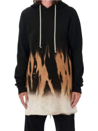 Rick Owens Sun Motif Pullover Hoodie - Black
