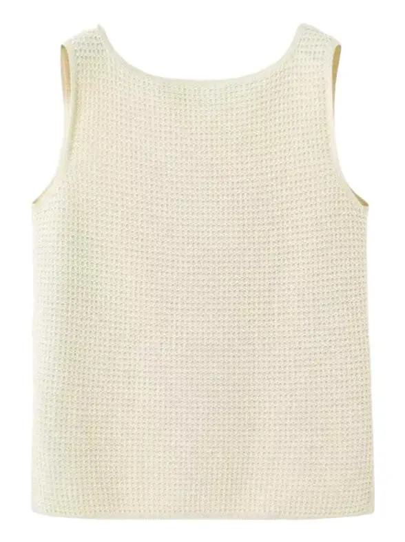 Loro Piana Sleeveless Textured Vest - White