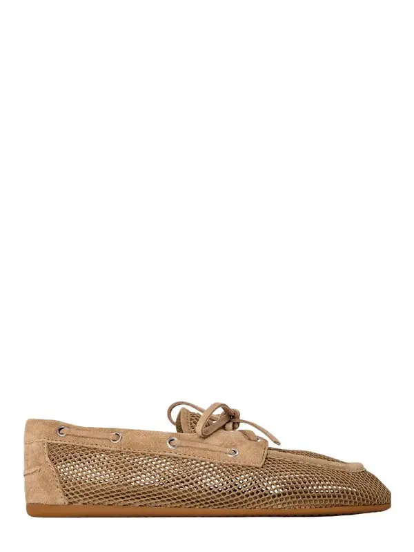 Miu Miu Boat Shoes - Brown