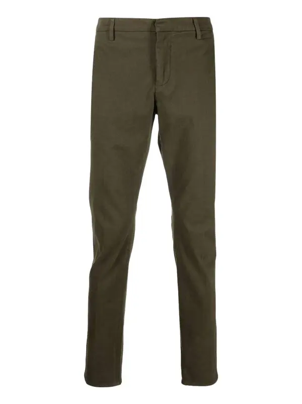 DONDUP Slim Cut Stretched Chinos - Green