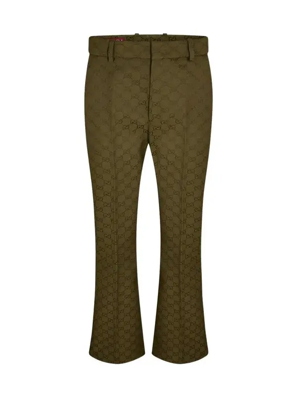 Gucci All-over Logo Track Pants - Green