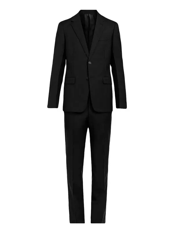Prada Wool And Mohair Single-breasted Suit - Black