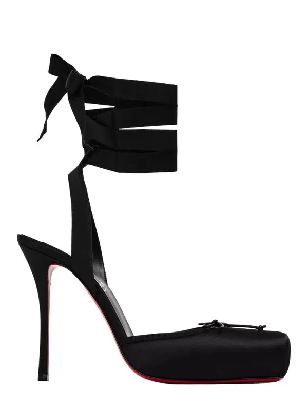 CHRISTIAN LOUBOUTIN Cassia Lace-up Pumps - Black