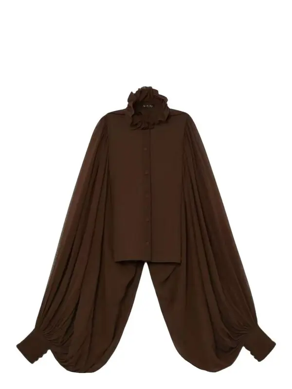 Loro Piana Brace Blouse - Brown