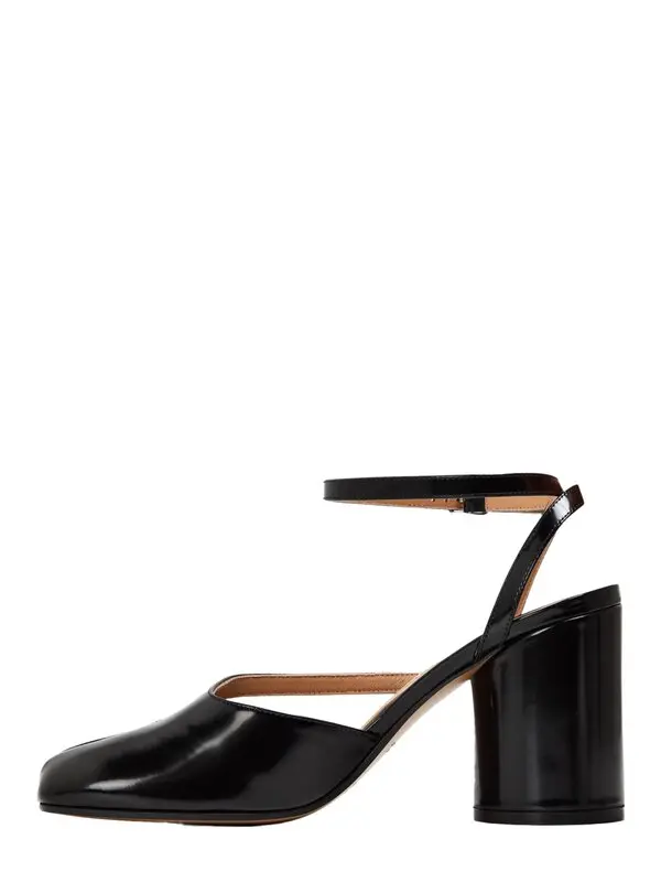 MAISON MARGIELA Tabi Split Toe High Heels - Black
