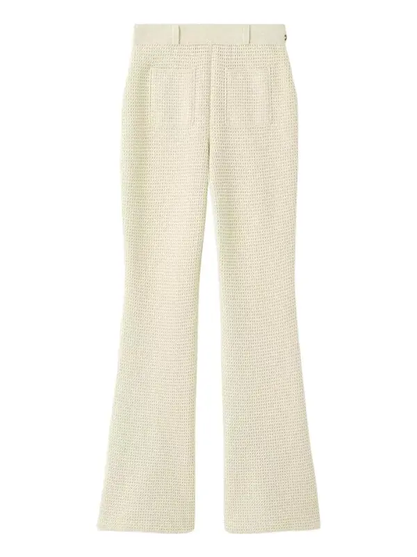 Loro Piana Textured Relaxed Fit Trousers - Nude